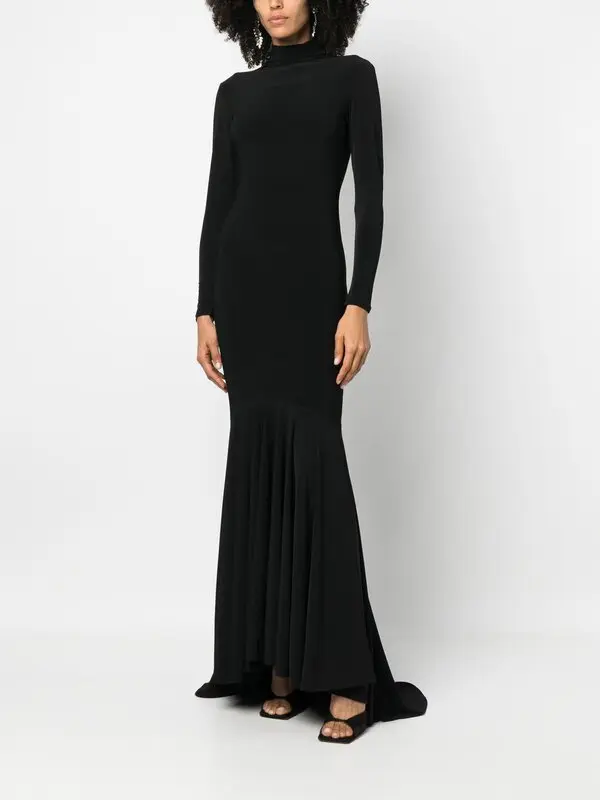 ATU BODY COUTURE Long-sleeve Flared Gown