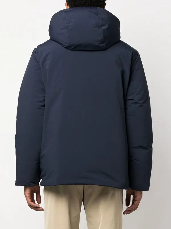 JIL SANDER Hooded Padded Jacket - Blue