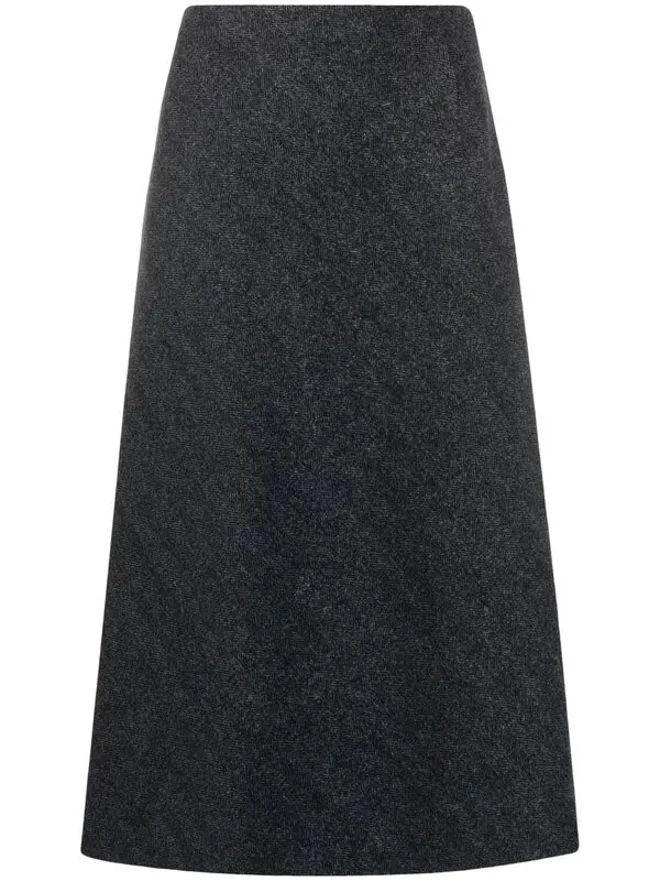 MAISON MARGIELA Herringbone A-line Skirt