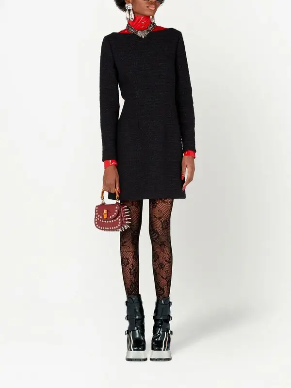 Gucci Glittered Tweed Dress