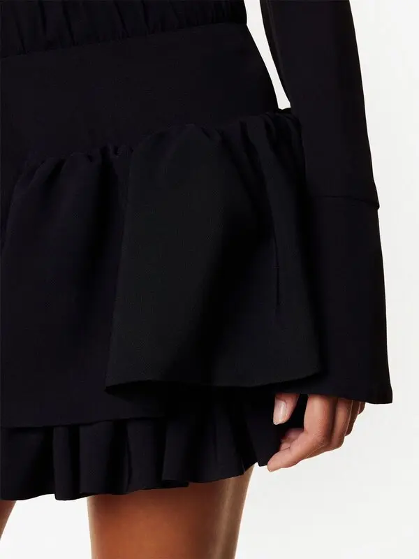 Rabanne Layered Ruffled Mini Skirt