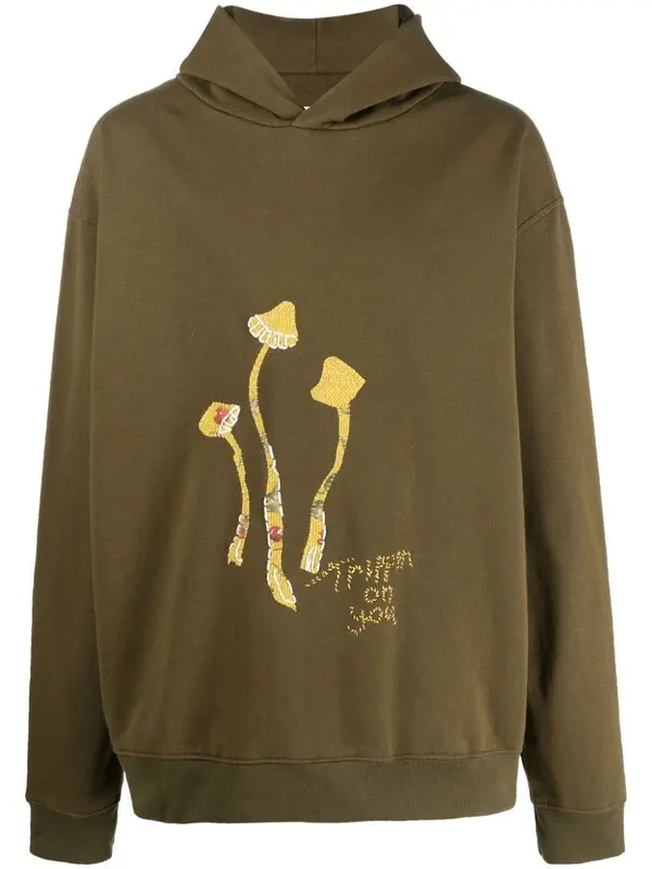 MAISON MARGIELA Mushroom Print Hooded Sweatshirt