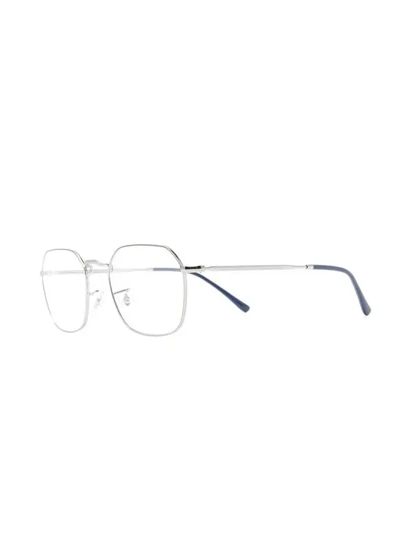 Ray-ban Jim Round-frame Glasses - Silver