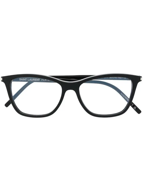 Saint Laurent Wayfarer-frame Glasses - Black
