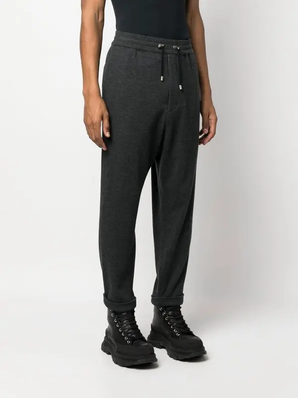 Balmain Low-crotch Drawstring-waist Trousers