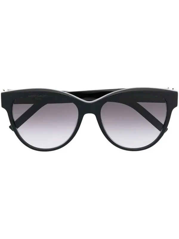 Saint Laurent Round-frame Sunglasses - Black