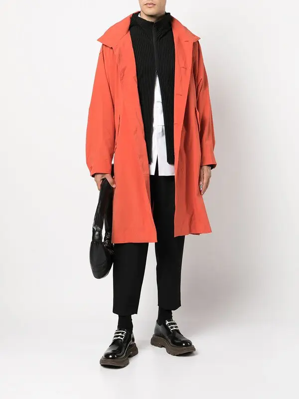 Issey Miyake Flip Single-breasted Coat