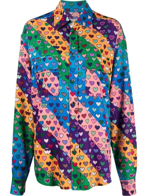 ALESSANDRO ENRIQUEZ Heart-print Shirt