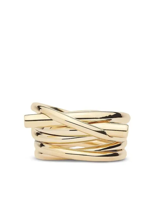 FERRAGAMO Gancini-silhouette Chunky Ring - Gold