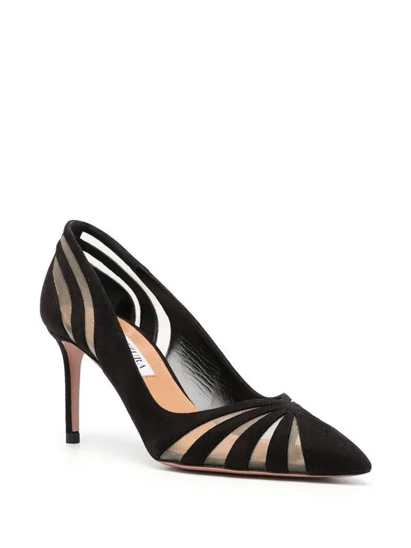 AQUAZZURA 75mm The Spy Pumps