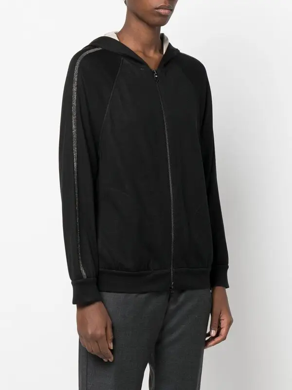 Brunello Cucinelli Bead-detail Hooded Jacket
