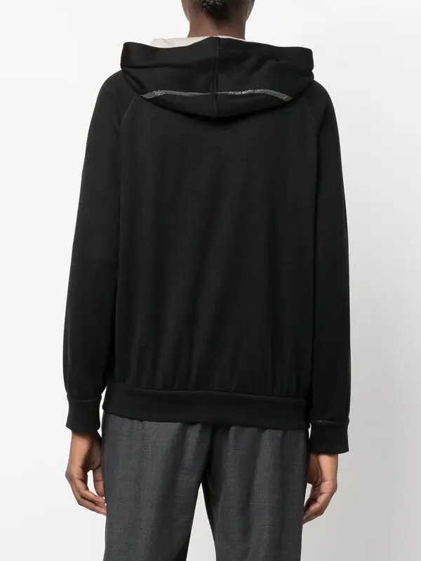 Brunello Cucinelli Bead-detail Hooded Jacket