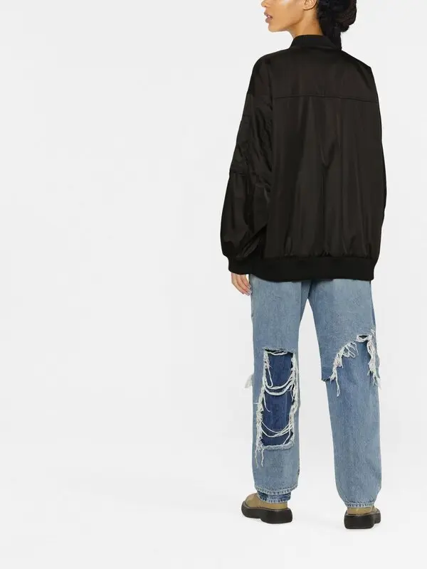 Dsquared2 Embroidered Logo Bomber Jacket
