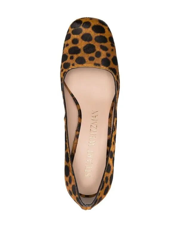 STUART WEITZMAN Leopard-print Pumps