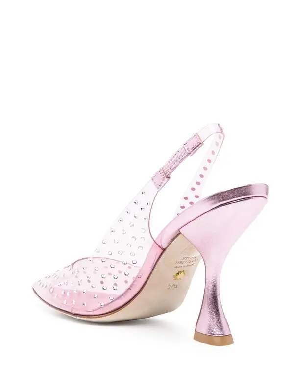 STUART WEITZMAN Crystal-embellished Pumps