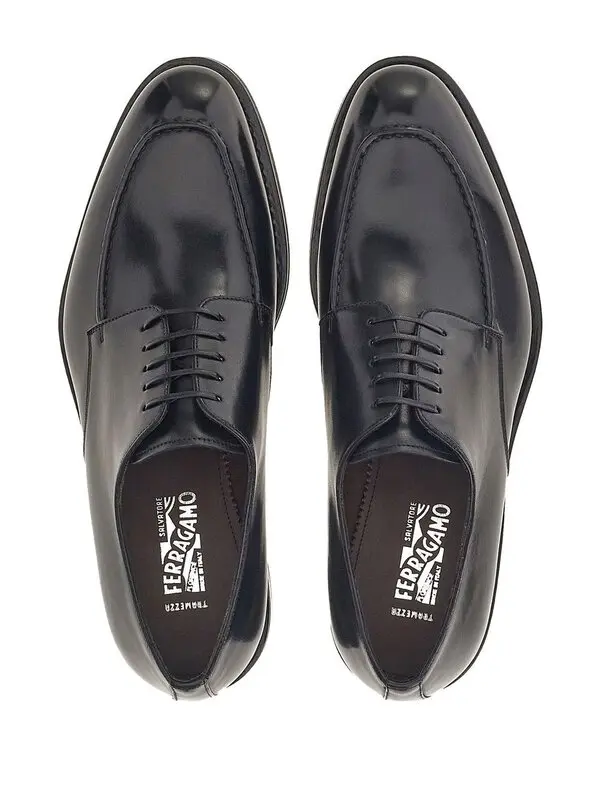 FERRAGAMO Leather Derby Shoes