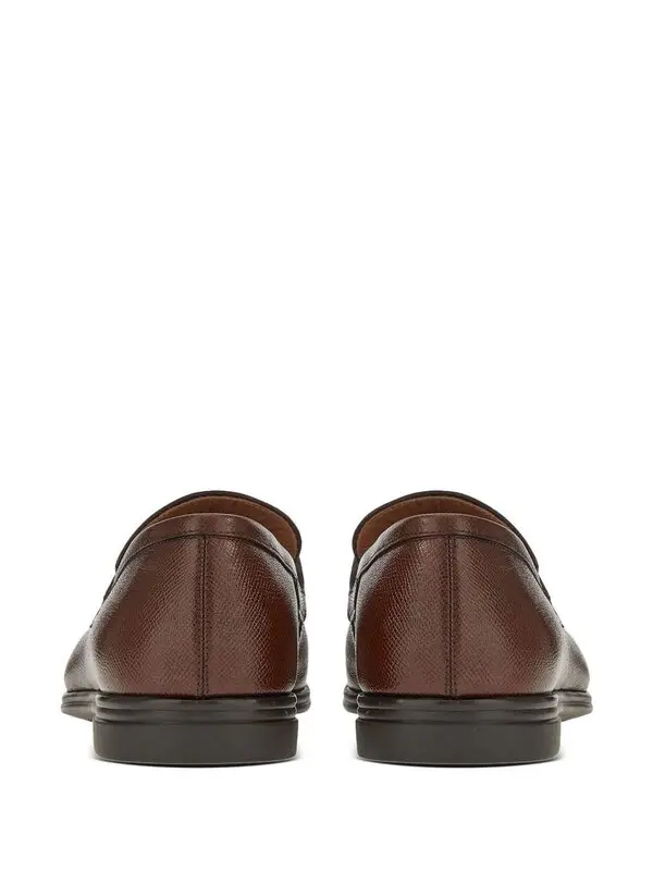 FERRAGAMO Gancini-ornament Moccasins - Brown