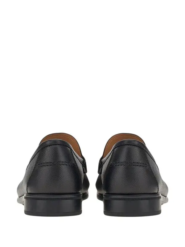 FERRAGAMO Chunky Leather Penny Loafers