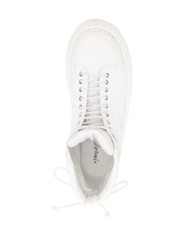 Marsèll Pallottola Pomice Lace-up Boots - White