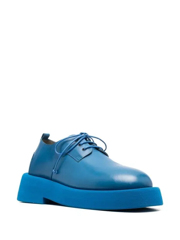 MarsèLl Chunky Sole Derby Shoes In Blue 50% Off Editorialist - Main Image