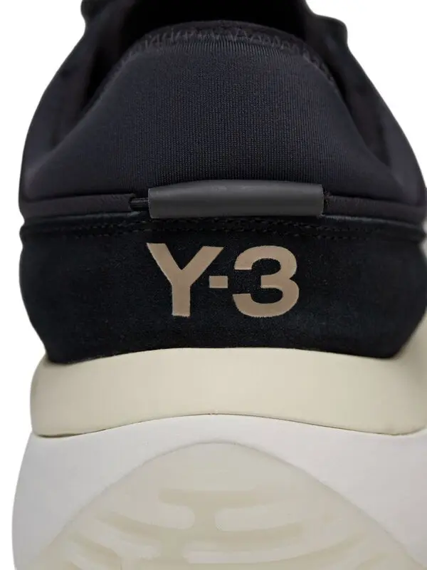 Y3 Adidas Ajatu Run Sneakers In Black | Editorialist
