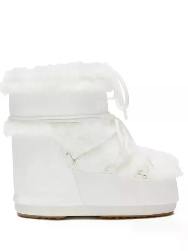 Moon Boot Icon Low Faux-fur Boots - White