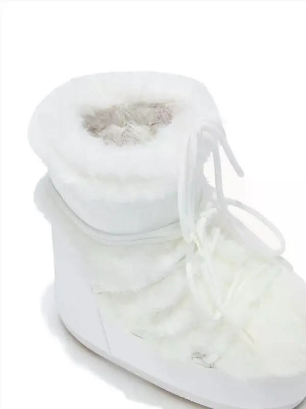 Moon Boot Icon Low Faux-fur Boots - White