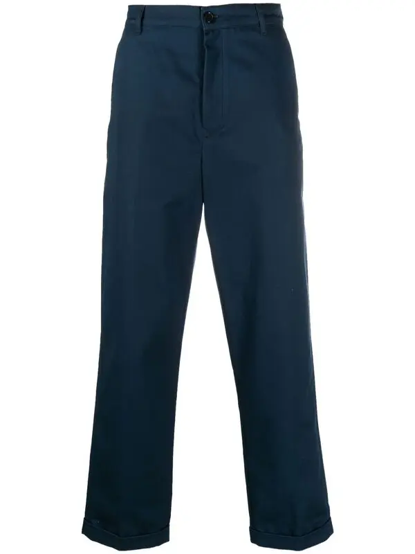 Kenzo Logo Patch Straight Leg Trousers
