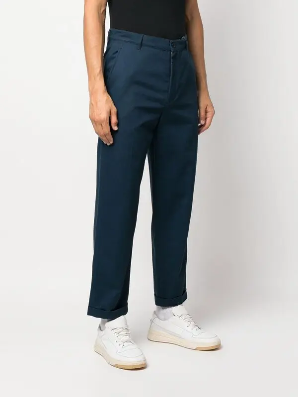 Kenzo Logo Patch Straight Leg Trousers