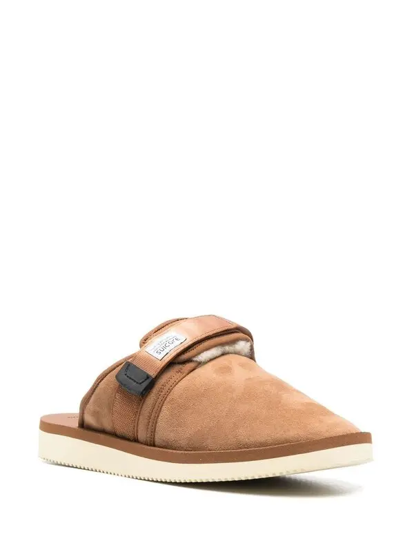 Suicoke Logo-patch Mules - Brown