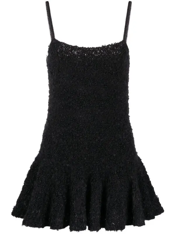 JIL SANDER Bouclé Knitted Minidress