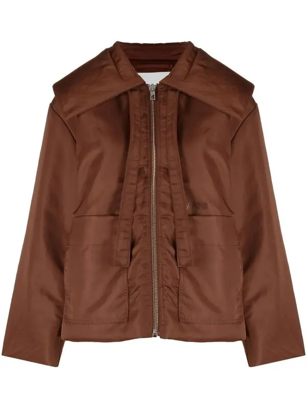 GANNI Oversized Collar Jacket