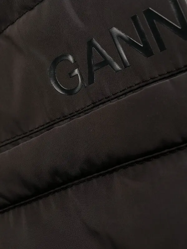 GANNI Oversized Tech Puffer Midi Jacket
