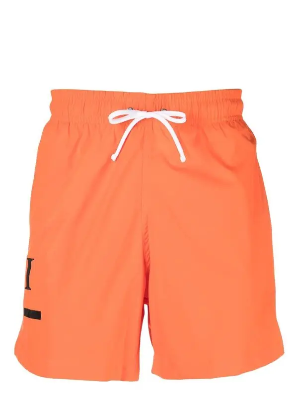 Amiri Logo-print Drawstring Swim Shorts