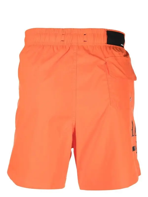 Amiri Logo-print Drawstring Swim Shorts