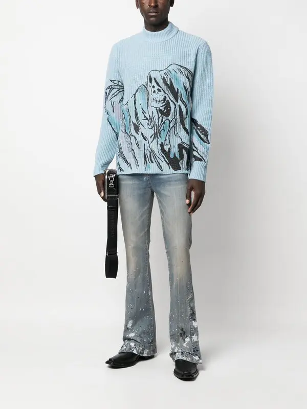 Amiri Paint-splatter Detail Jeans