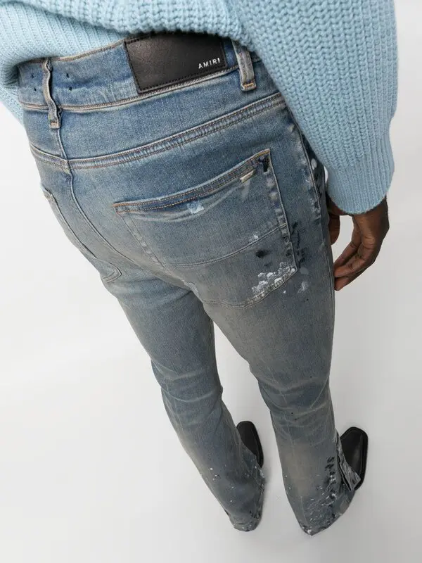 Amiri Paint-splatter Detail Jeans