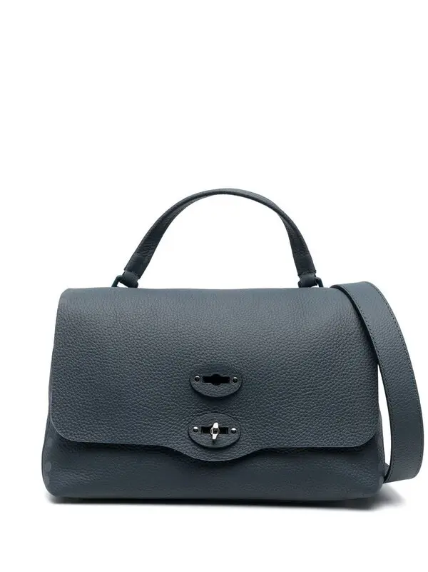 ZANELLATO Postina Flap Tote Bag - Blue