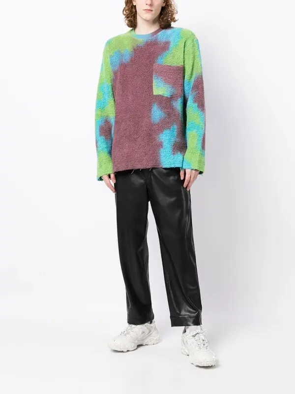 SONG FOR THE MUTE Abstract-pattern Print Jumper