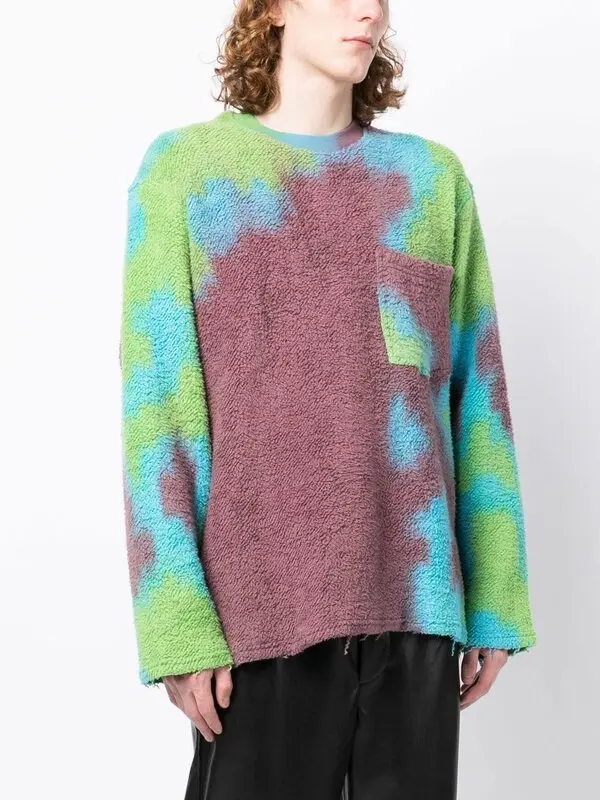 SONG FOR THE MUTE Abstract-pattern Print Jumper