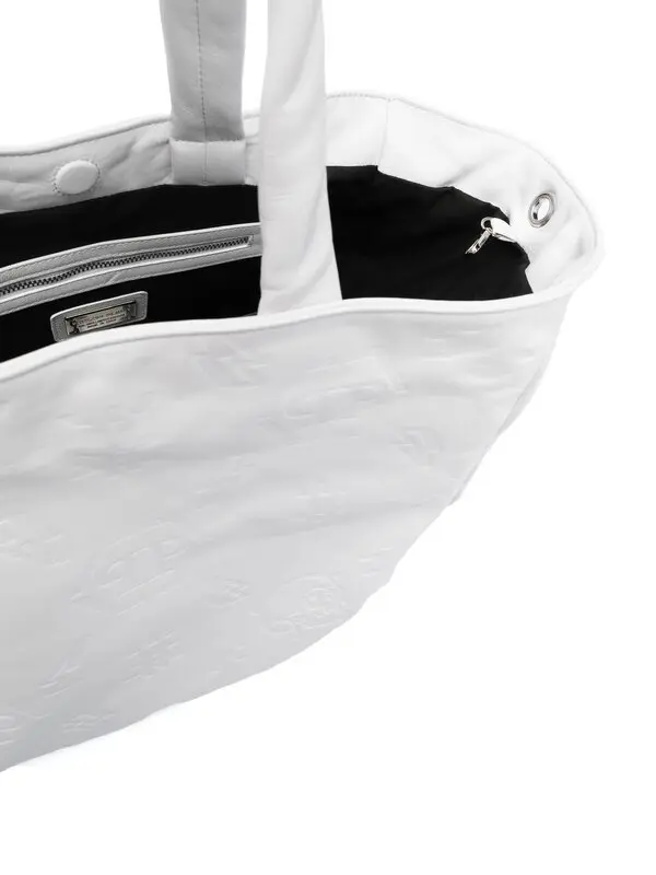 Philipp Plein Embossed Monogram Tote Bag