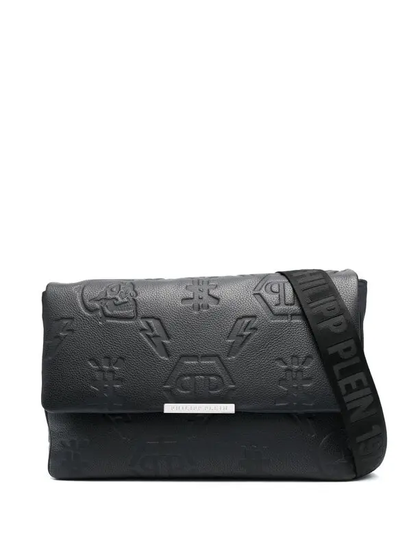 Philipp Plein Leather Shoulder Bag
