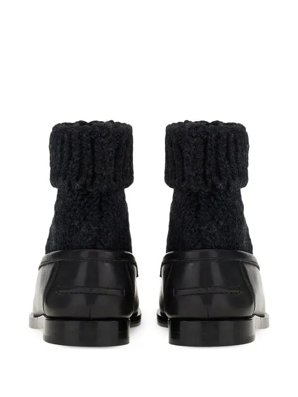 FERRAGAMO Vara Bow Sock Loafers
