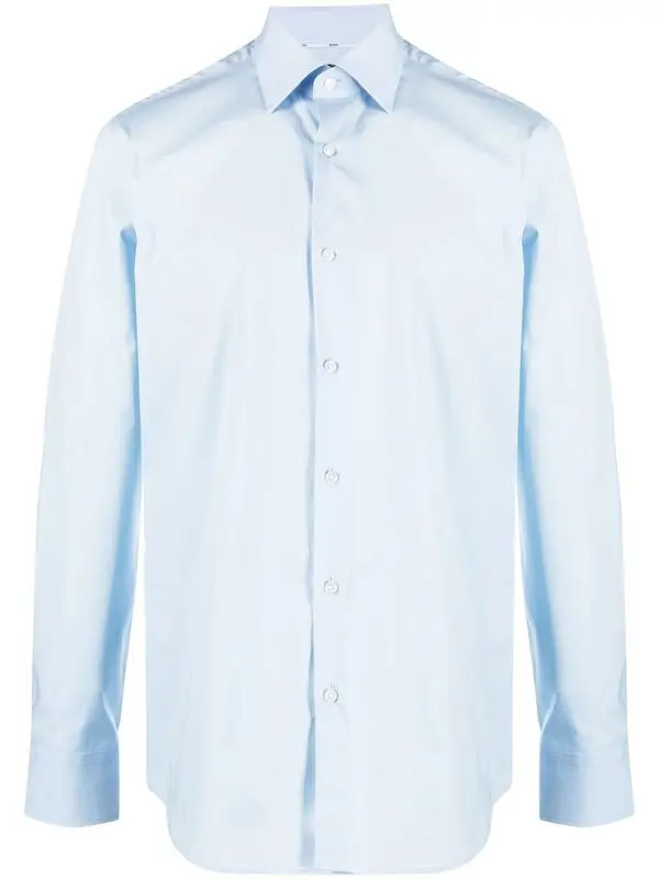 BOSS Kent Slim-fit Shirt - Blue