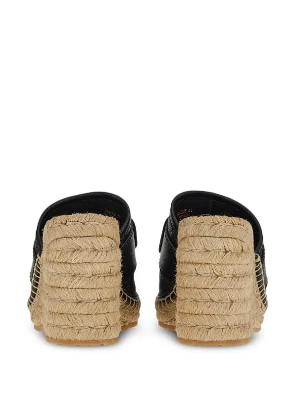 FERRAGAMO Logo-plaque Espadrille Wedges