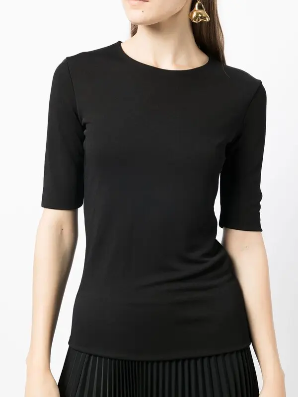 JIL SANDER Round Neck T-shirt - Black