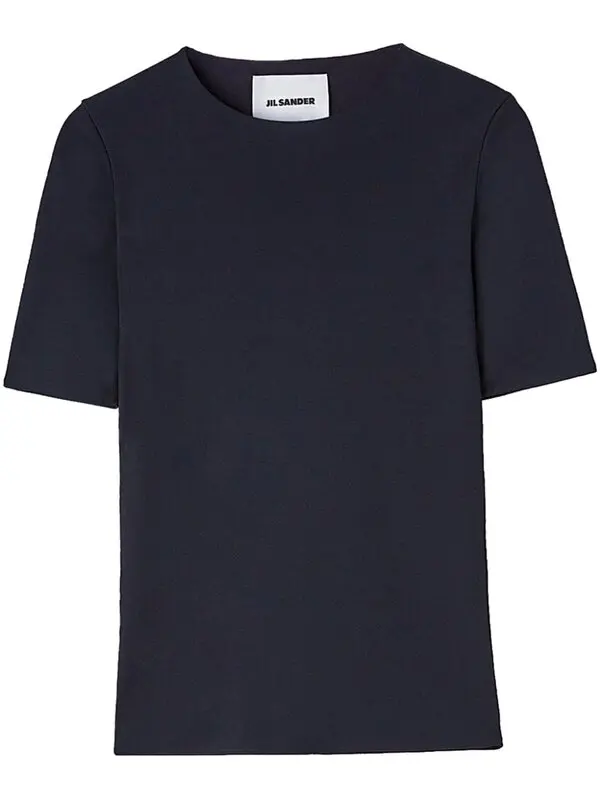JIL SANDER Crew Neck Short-sleeved T-shirt - Blue