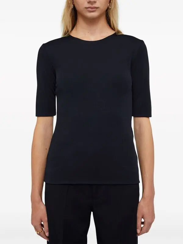 JIL SANDER Crew Neck Short-sleeved T-shirt - Blue