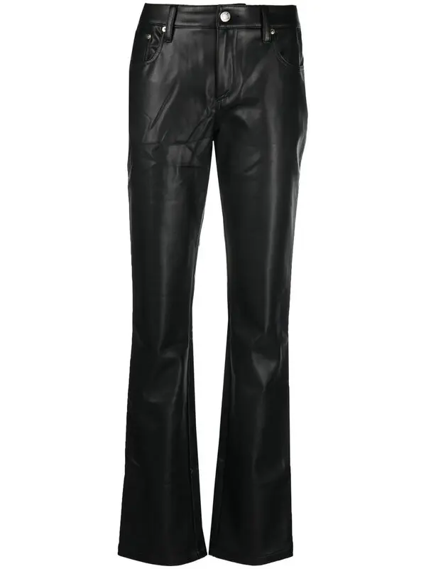 MISBHV Faux-leather Trousers