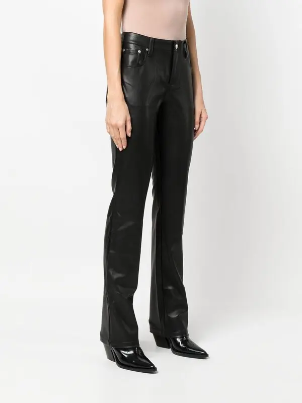MISBHV Faux-leather Trousers